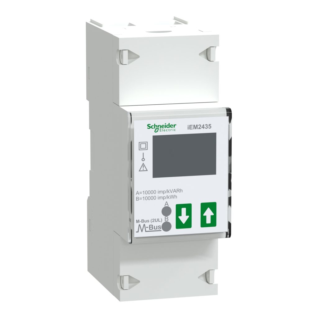 iEM2435 direct single phase energy meter - 230V - 100A - M-bus ...